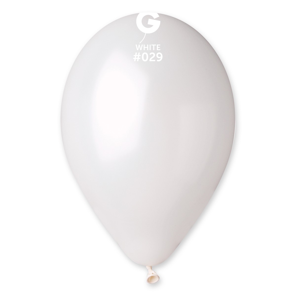 Gemar Metallic 30cm - 12 inch - White No.029 - GM120 - 100 pz GEMAR