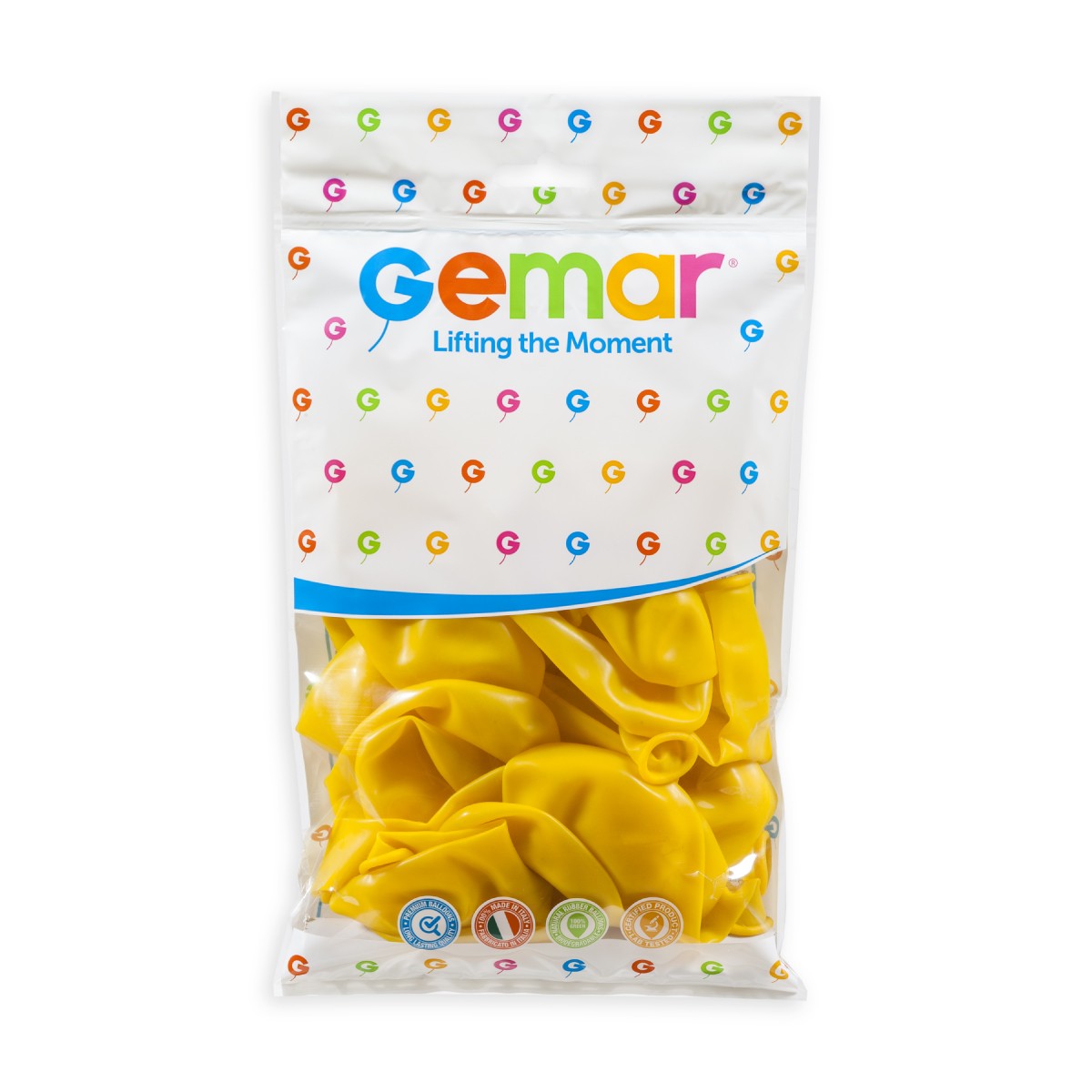 Gemar CRYSTAL RAINBOW 33cm / 13" - Yellow 015 - G120 - 50pcs GEMAR