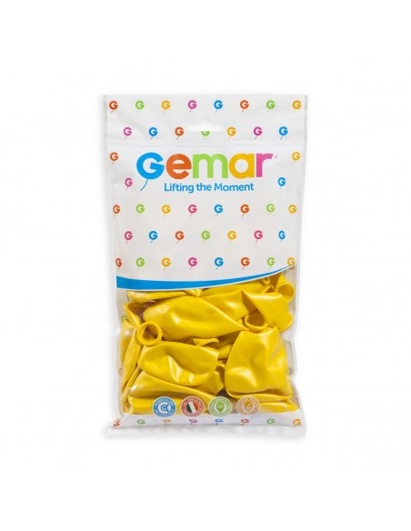 Gemar Metallic 33cm / 13" - Yellow 030 - GM120 - 50pcs GEMAR