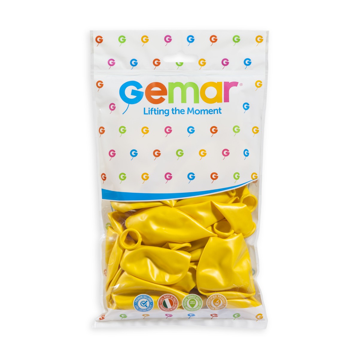 Gemar Metallic 33cm / 13" - Yellow 030 - GM120 - 50pcs GEMAR