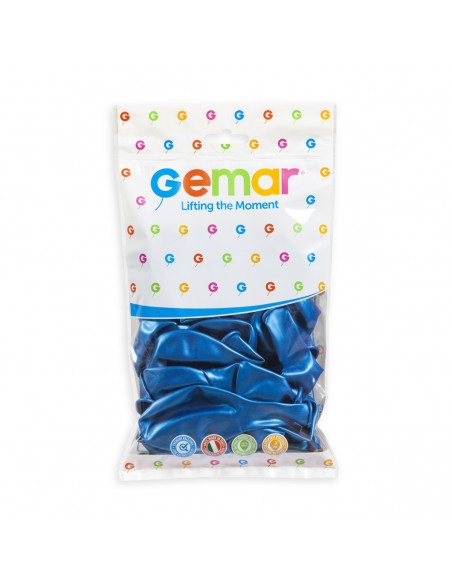 Gemar Metallic 33cm / 13" - Blue 036 - GM120 - 50pcs GEMAR