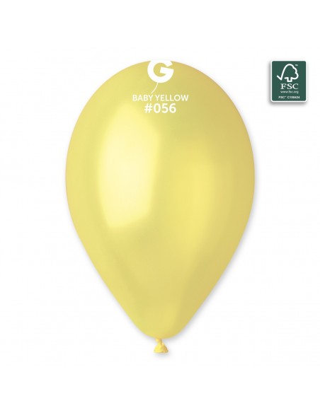 Gemar Metallic 33cm / 13" - Baby Yellow 056 - GM120 - 50pcs GEMAR