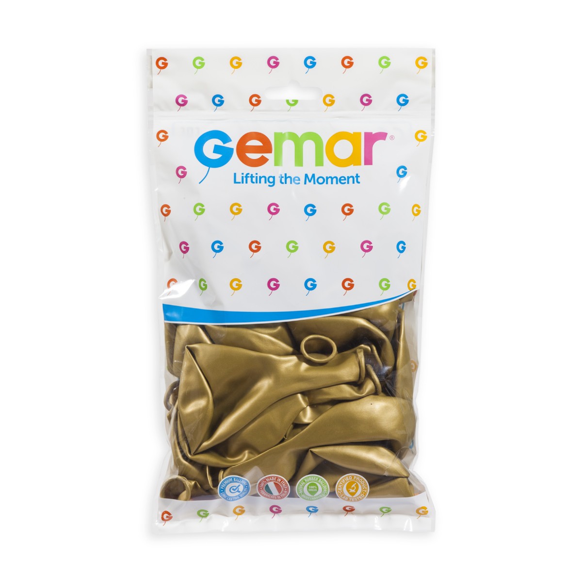 Gemar Metallic 33cm / 13" - Dorato 074 - GM120 - 50pcs GEMAR